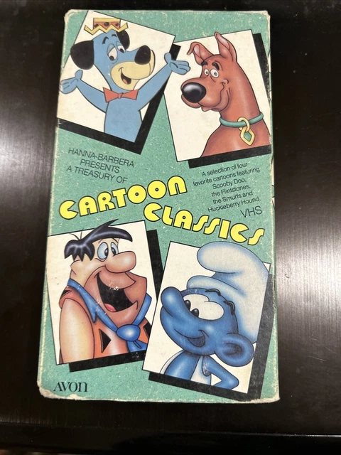 CARTOON CLASSICS SMURFS Scooby-Doo Flintstones VHS 1987 Tape Film Hanna ...