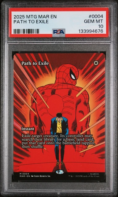2025 MTG MARVEL'S Spider-Man: Source Mat #0004 Path To Exile Psa 10 £ ...