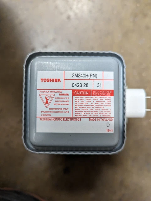 ORIGINAL MAGNETRON 2M240H(PN) -c Toshiba für Whirlpool/Küche/Ikea ...