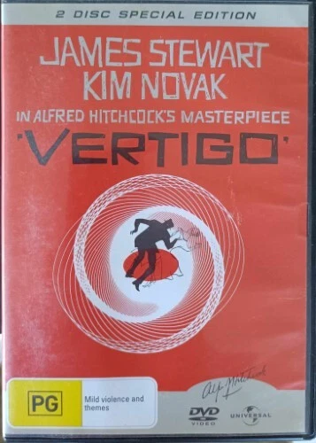 DVD VERTIGO ALFRED HITCHCOCK James Stewart KIM NOVAK Special Edn EUR 7 ...