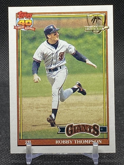 1991 TOPPS DESERT Shield #705 ROBBY THOMPSON San Francisco Giants MLB ...