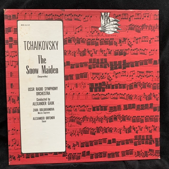TCHAIKOVSKY THE SNOW Maiden - GAUK, Dolukhanova - MK 2LP BOX w/ insert ...