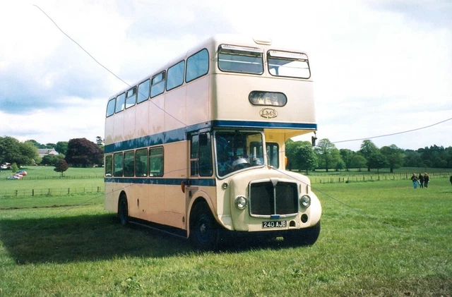 COLOUR BUS PHOTO Lms Aere Harwell Photograph Picture Aec Regent V ...