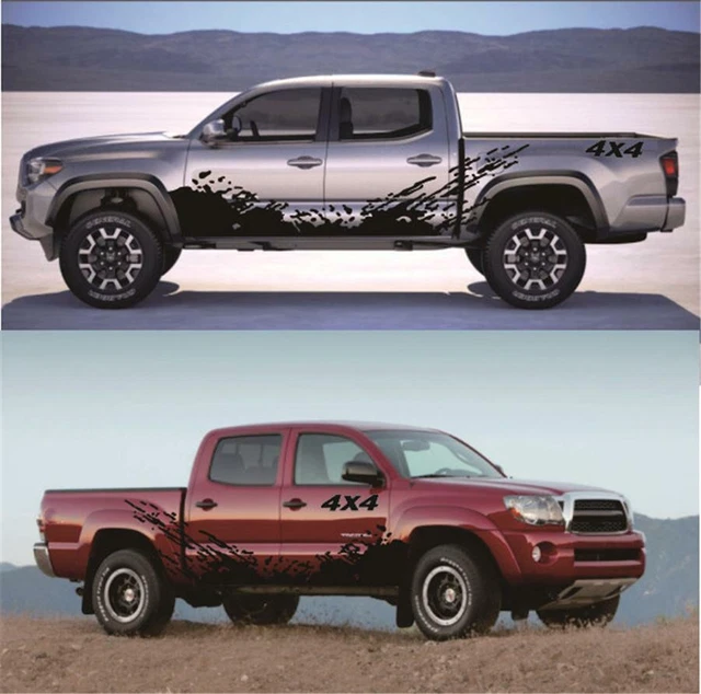 4X4 MUD SPLASH Decals Auto Graphic Vinyl Car Truck Body Racing Sticker ...