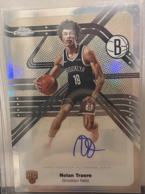 2025/26 TOPPS CHROME Nolan Traore Next Stop Auto Autograph Ns-Nt Rookie ...