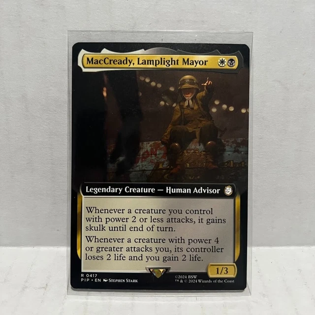 MACCREADY, LAMPLIGHT MAYOR art étendu non feuilleté - PIP 0417 - Neuf ...