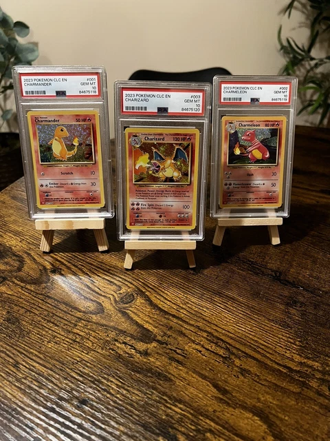 POKEMON BASE SET Charizard Classic Collection Trio PSA 10 Sequential Set! EUR 514,17 - PicClick FR