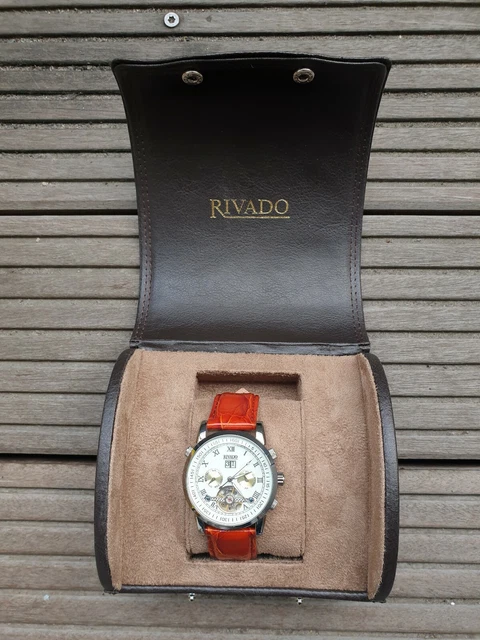 RIVADO HERREN AUTOMATIK Uhr Automatikuhr 35 Jewels 2L27 mit OVP EUR 54 ...