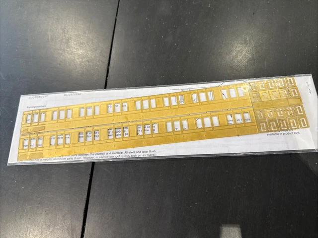 3MM TT COACH etch sides £4.91 - PicClick UK