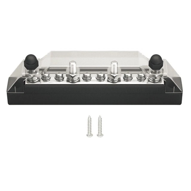 NEGATIVE BUS BAR Battery Power Distribution Block Terminal Max 300V AC ...