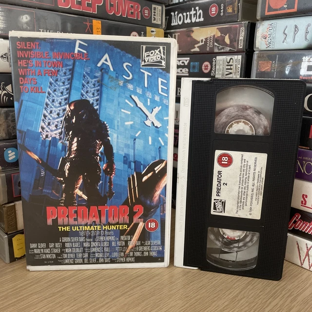 PREDATOR 2 - Big Box Ex-rental VHS - Danny Glover, Gary Busey - Sci-Fi ...