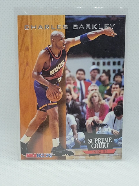 CHARLES BARKLEY 1993/94 NBA Hoops Basketball Supreme Court #SC1 N°Mt ...