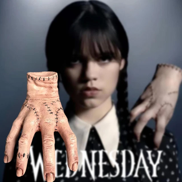 WEDNESDAY-ADDAMS-FAMILY THING HAND Figure Gothic Scary Props Horror ...