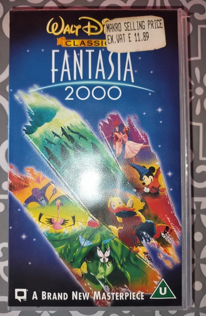 DISNEY FANTASIA 2000 Walt Disney VHS Video Tape Cert U £21.51 - PicClick UK