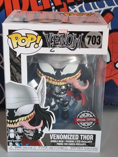 FUNKO POP! VINYL Marvel Venom Venomized Thor Special Edition 703 Bobble ...