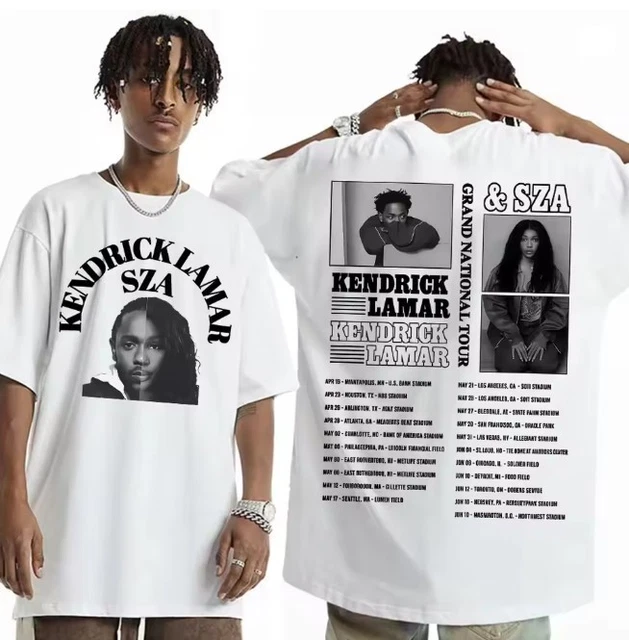 RAPPER KENDRICK LAMAR & Sza Grand National Tour 2025 T Shirt Men Women ...