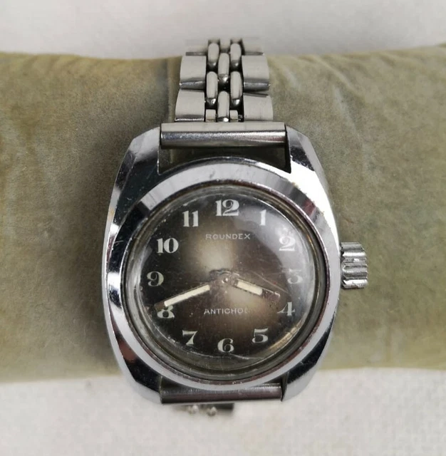 OROLOGIO DONNA ROUNDEX Cal FHF 69 - 2 vintage anni 70 diametro 27 mm ...
