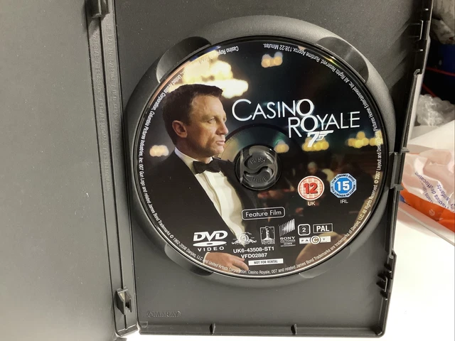 CASINO ROYALE DVD 2007 James Bond 007 Daniel Craig Single Disc Edition ...