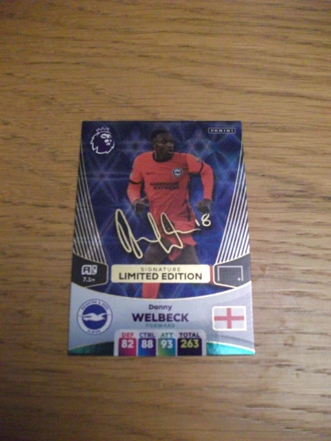 PANINI PREMIER LEAGUE Adrenalyn XL 2024 Danny Welbeck édition limitée ...