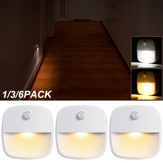 PLUG-IN LED MOTION Sensor Night Light Activated Auto Smart Energy Efficient UK £7.09 - PicClick UK