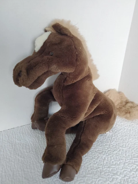 FOLKMANIS FULL BODY Full Body Hand Puppet Horse Large Brown Plush Toy April Pony £26.14 ...