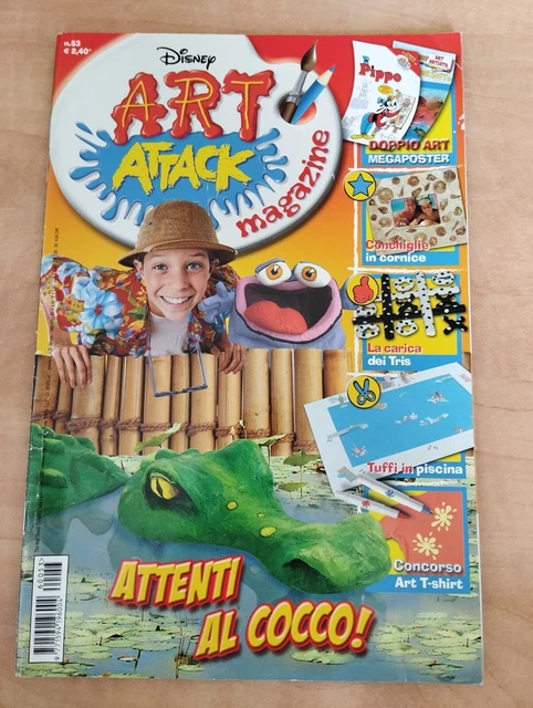 2006 07 DISNEY Art Attack Magazine Luglio 2006 N.53 Con Poster EUR 5,00 - PicClick IT