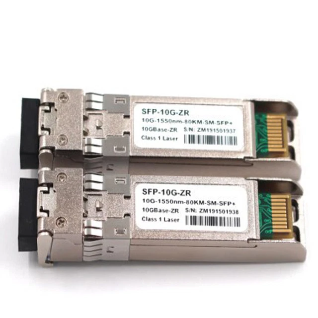 SFP-10G-ZR 10GBASE-ZR 1550NM SFP+ 10G 80KM kompatibel Huawei optischer Transceiver EUR 152,04 ...