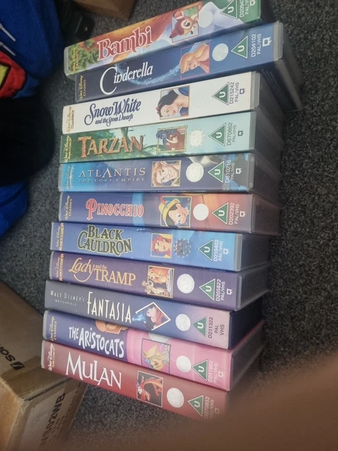 WALT DISNEY VHS bundle Rare £38,000.00 - PicClick UK