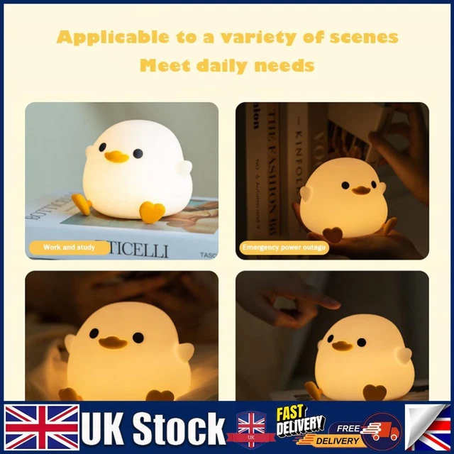 TOUCH SENSOR LAMP Rechargeable Cartoon Ambient Lighting for Bedroom ...