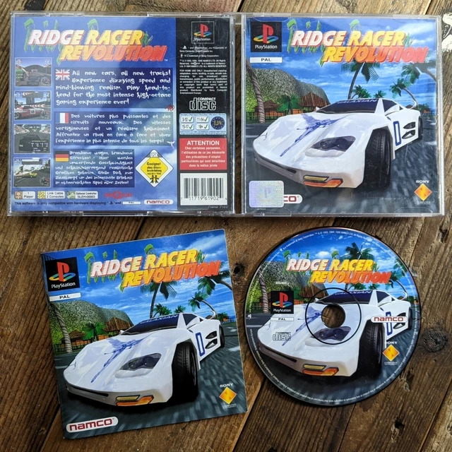 RIDGE RACER REVOLUTION (PS1) Vintage Arcade Racing ~ Complete ~ Free ...