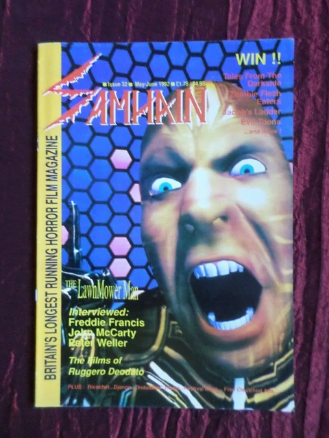 SAMHAIN-HORROR FANZINE MAGAZINE- #32 -May/June 1992 - Peter Weller £4. ...