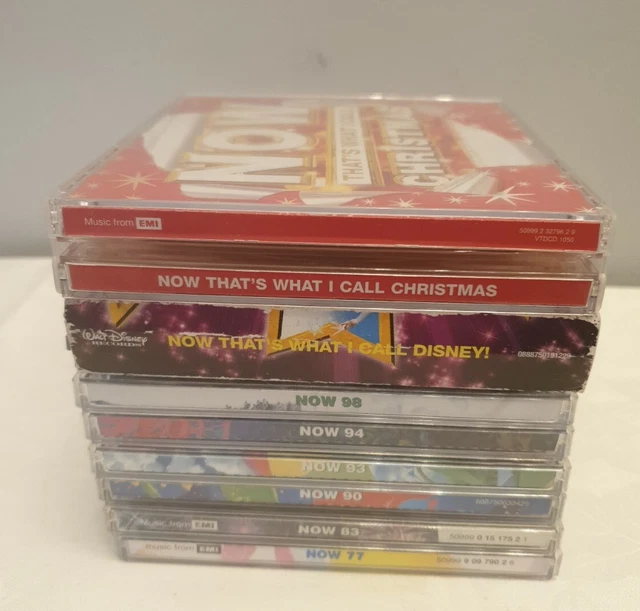 NOW THAT'S WHAT I Call Music CD Bundle 77 83 90 93 94 98 Christmas ...