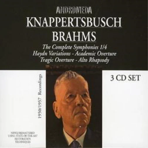 JOHANNES BRAHMS COMPLETE Symphonies (Knappertsbusch, Munich Po, Berlin ...
