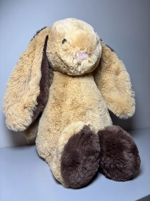 *BNWT* JELLYCAT PATCHWORK Brown Bunny £73.50 - PicClick UK