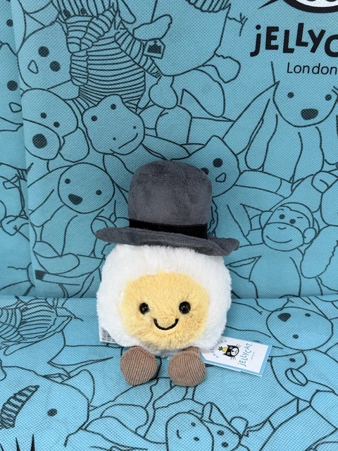 JELLYCAT AMUSEABLES BOILED Egg Couple Bride Groom Plush Set with Tags ...