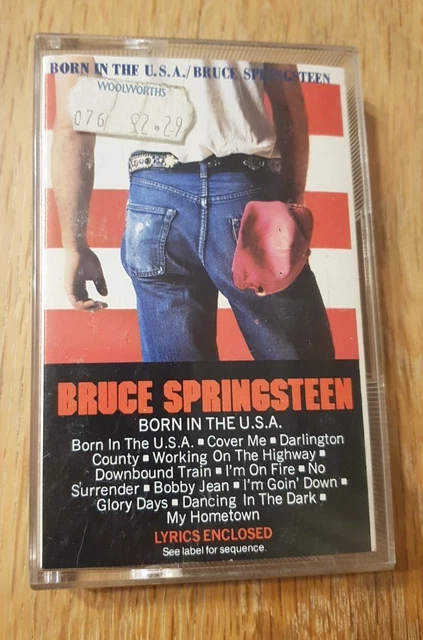 BRUCE SPRINGSTEEN -BORN In The U.S.A. Cassette tape Red album 1984 ...