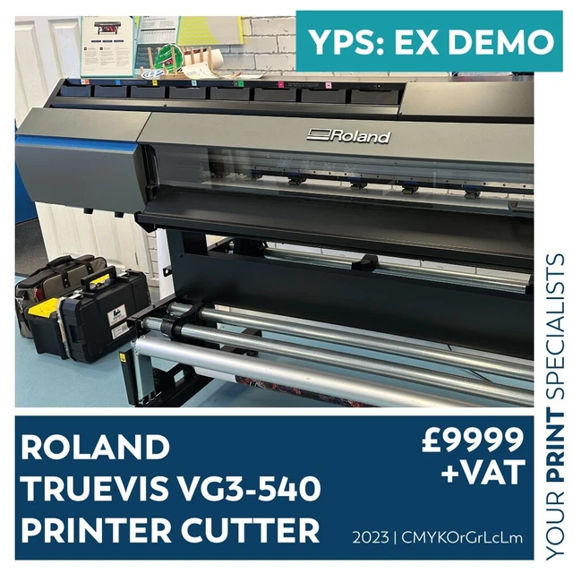 ROLAND TRUEVIS VG3-540 eco-solvent printer cutter - ex demonstration £ ...