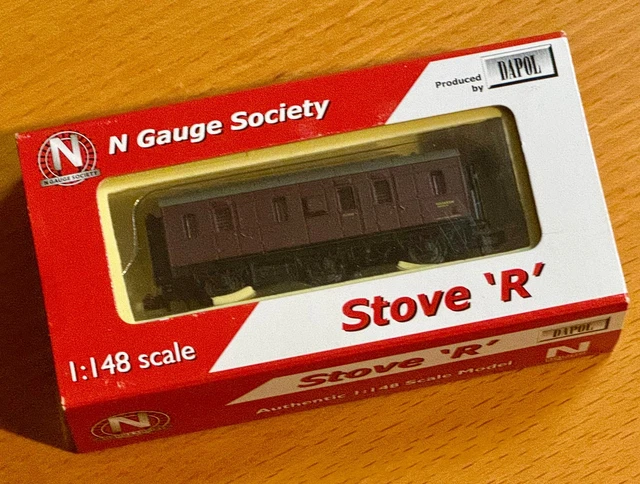 DAPOL N GAUGE Society LMS 6-wheel "Stove R" BR Maroon, New, N Gauge £36 ...