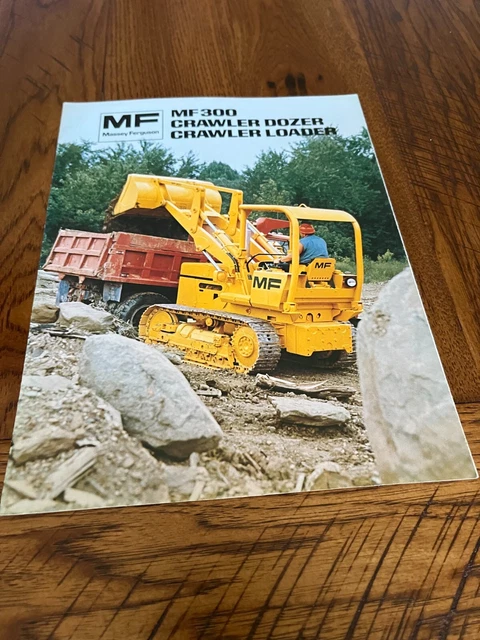 MASSEY FERGUSON 300 Crawler Dozer Loader Brochure FCCA EUR 25,39 ...