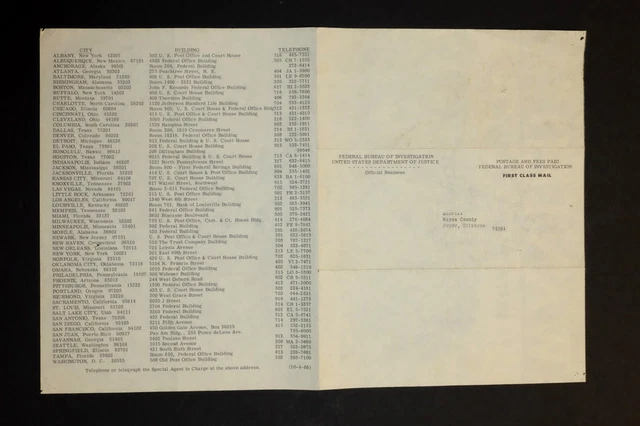 RUTH EISEMANN SCHIER FBI Wanted Poster - Original 1969, VERY RARE ...