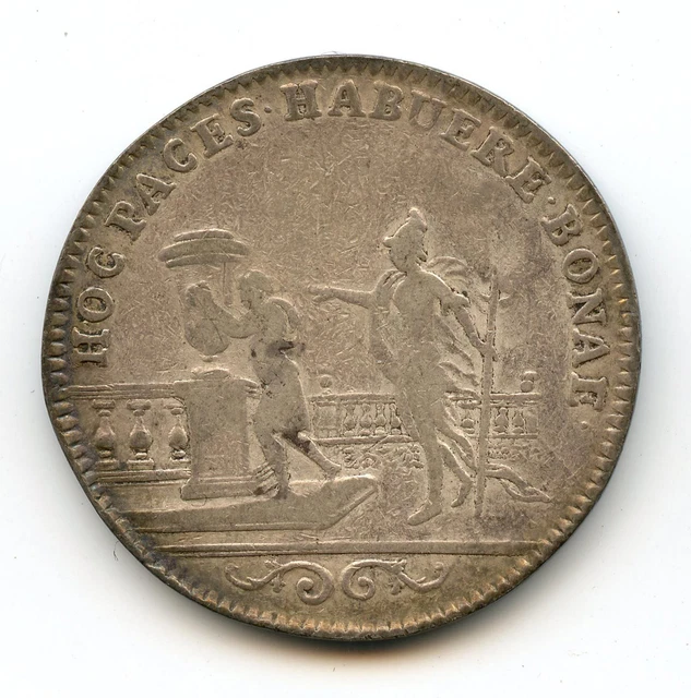 LOUIS XIV KING French Token Silver Non Dated Feuardent Var 12777a £40. ...