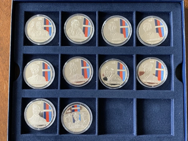 BATTLE OF BRITAIN 70th Anniversary RAF Pilots .925 silver proof coin ...