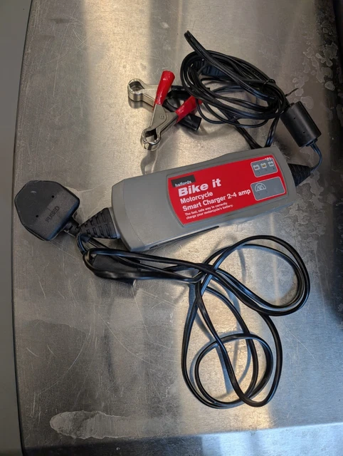 HALFORDS ' BIKE It ' Motorcycle Battery Maintainer Charger £1.13 - PicClick UK