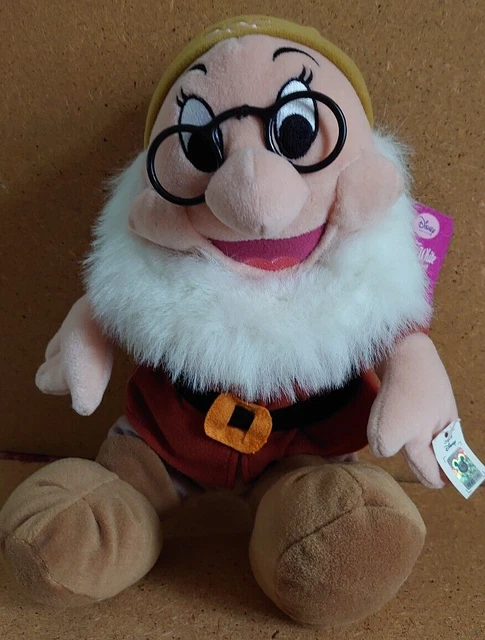 Doc Snow White And The Seven Dwarfs Disney Plush Soft Toy 13 Inches Bnwt £499 Picclick Uk