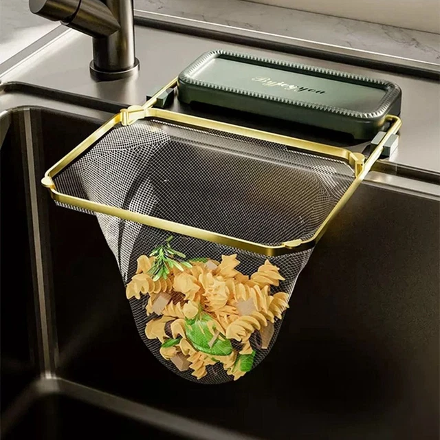 DRAINIER SHELF PEEL Egg Sink Filter Strainer Mesh Bag Stand Net Shelf ...