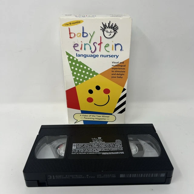 BABY EINSTEIN: LANGUAGE Nursery 2002 VHS Walt Disney Home Entertainment ...
