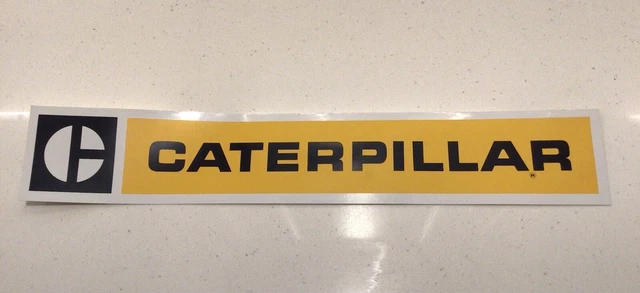 CAT NOS CATERPILLAR Vintage Tractor Retro Power Vinyl Decal Sticker 13 ...