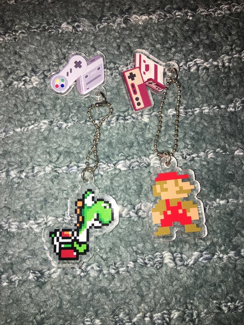 SUPER MARIO WORLD Yoshi Keychain Nintendo RARE Figure Japan Mario Bros ... SUPER MARIO WORLD Yoshi Keychain Nintendo RARE Figure Japan Mario Bros ...
