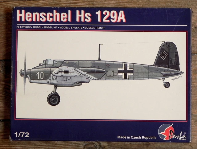 HENSCHEL HS 129A 1/72 Pavla Models Kit £21.39 - PicClick UK