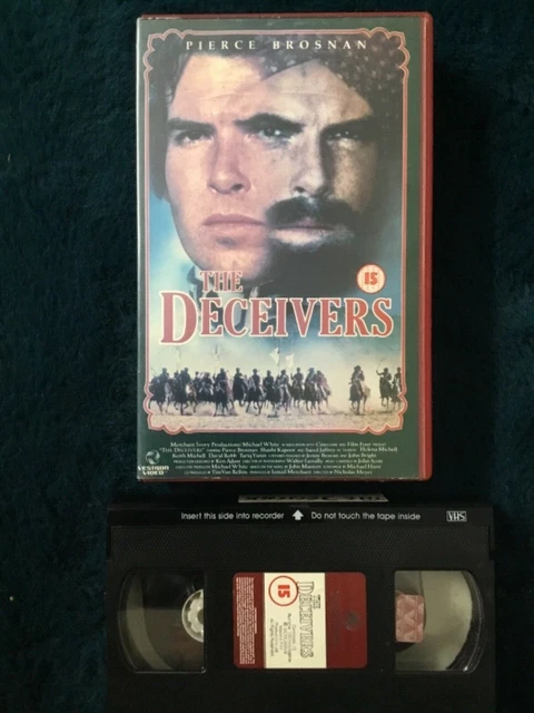 THE DECEIVERS VHS Vestron big box embossed.Pierce brosnan. £10.99 ...